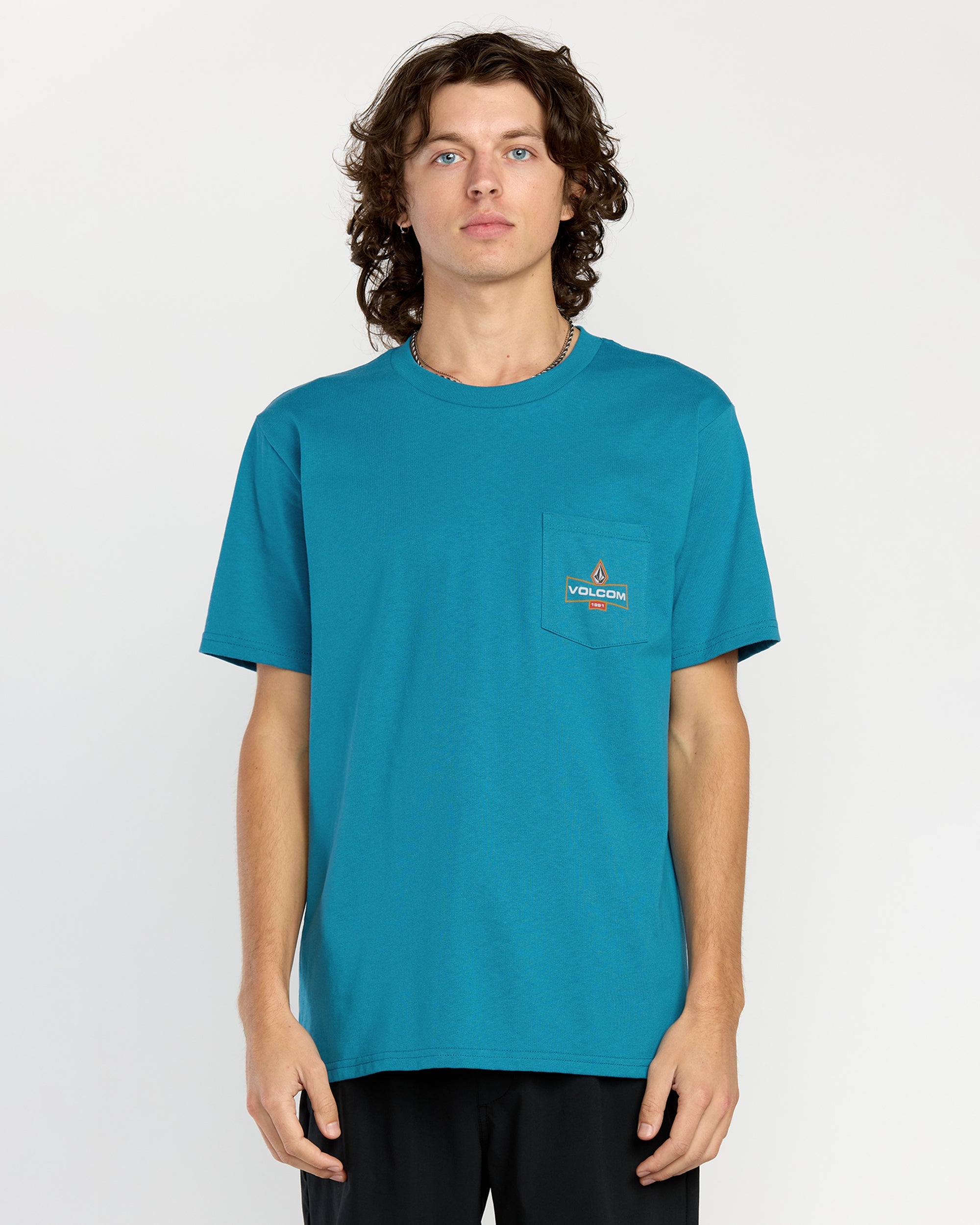 VOLCOM men's lugnut pocket short sleeve tee